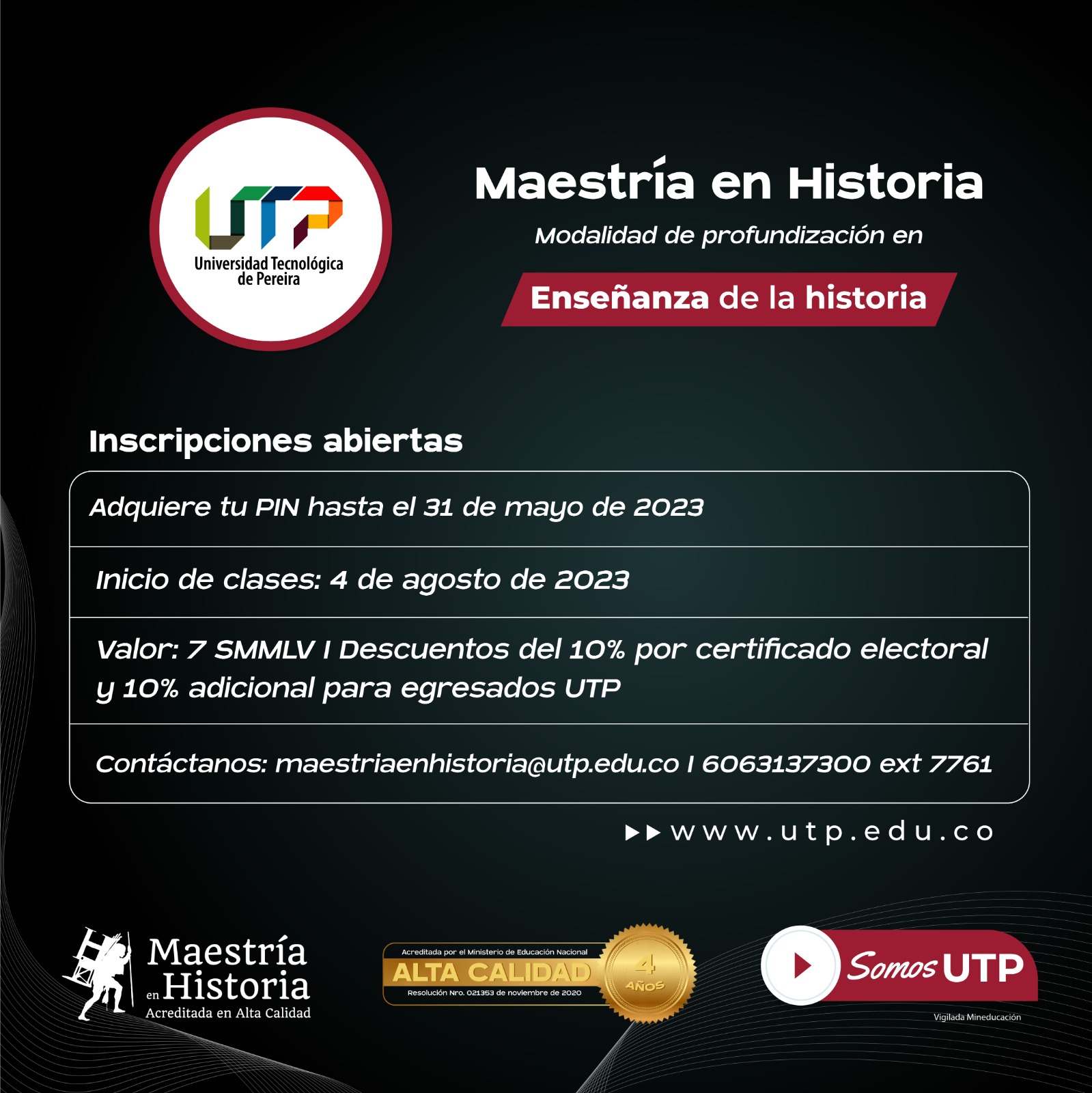 Maestría en Historia - Maestría en Historia